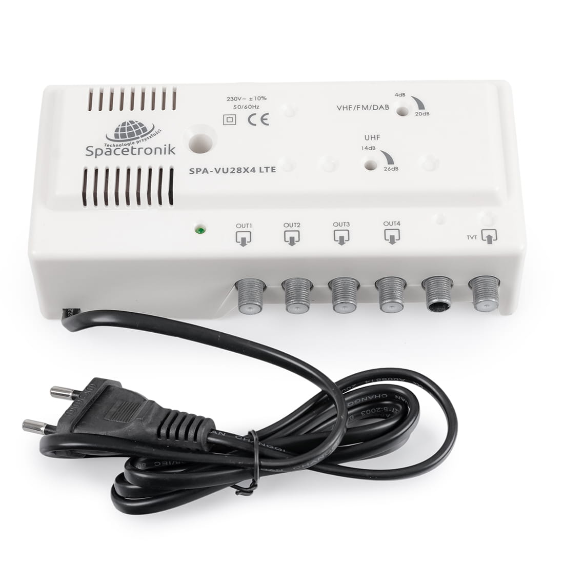 Wzmacniacz dom Spacetronik SPA-VU28X4 LTE swiatkabli.pl | Konwertery ...